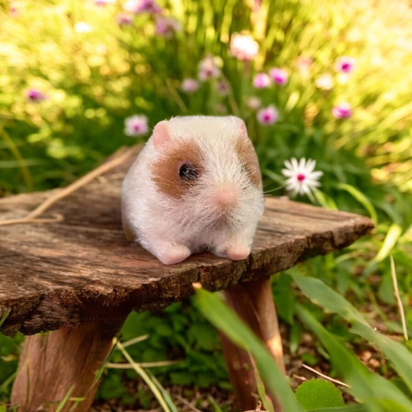 5'' Full Body Silicone Dutch Hamster – Realistic Pet | Ivy Reborns