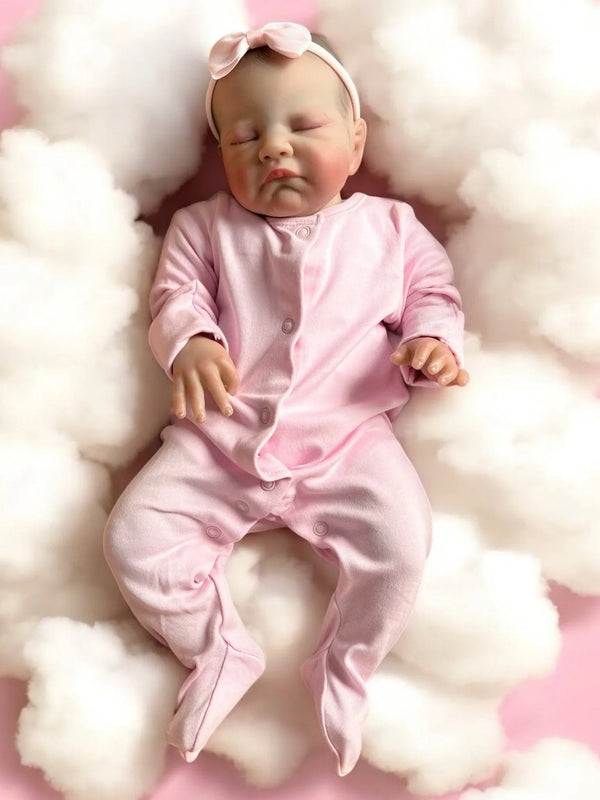 Asha Closed Eyed Reborn Doll – 21-inch Baby Girl | Ivy Reborns
