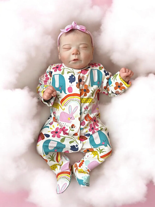 Esme Closed Eyed Reborn Doll – 19-inch Baby Girl | Ivy Reborns