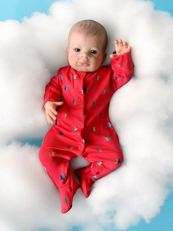 Ezra Open Eyed Reborn Doll – 21-inch Baby Boy | Ivy Reborns