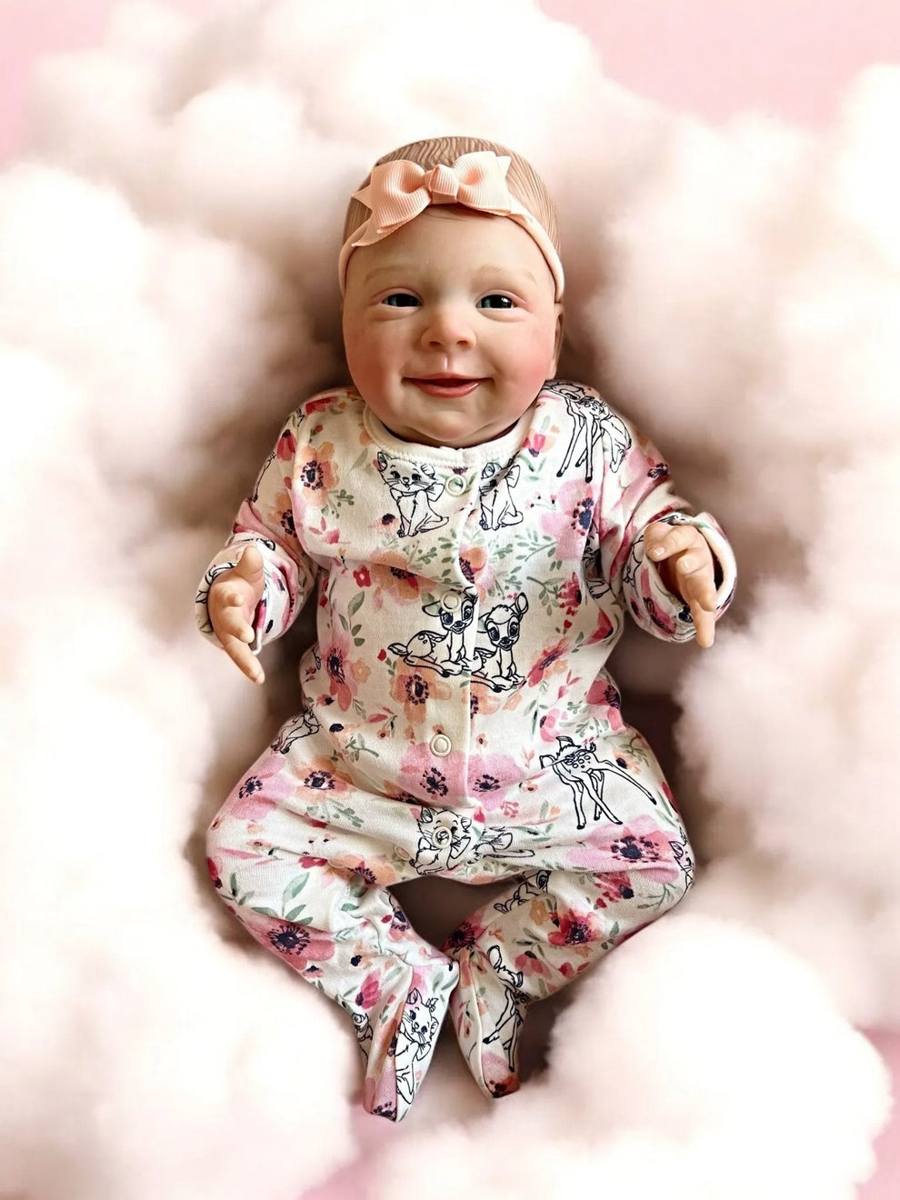 Polly Open Eyed Reborn Doll – 19-inch Baby Girl | Ivy Reborns