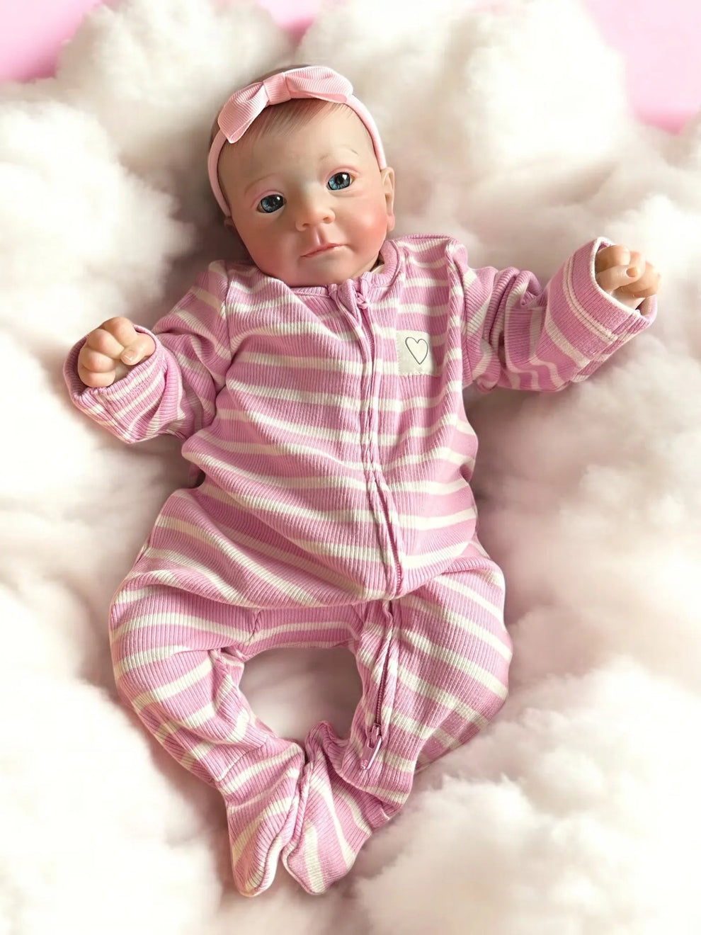 Primrose Open Eyed Reborn Doll – 18-inch Baby Girl | Ivy Reborns