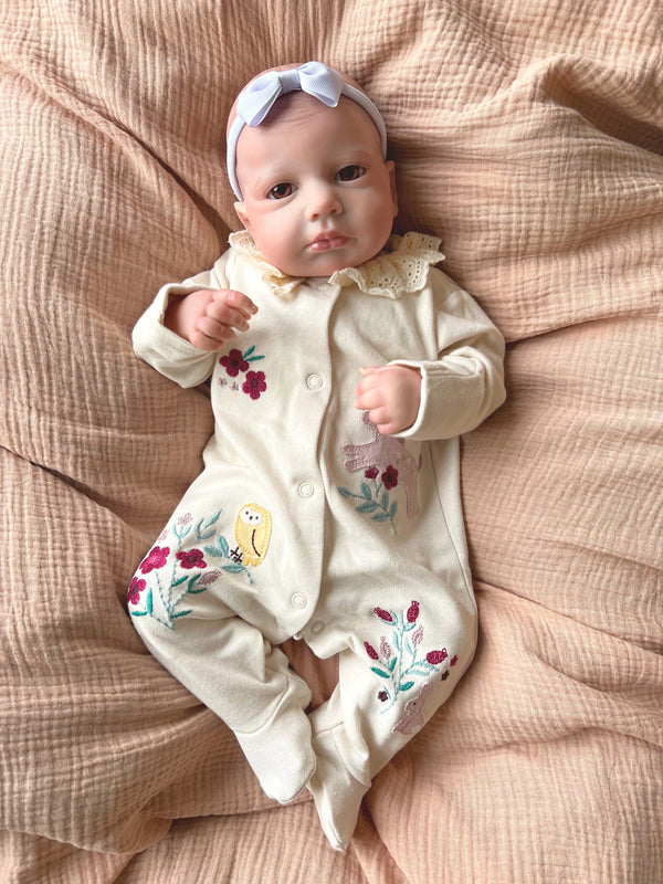 20 Inch Leah Open Eyed Awake Baby Girl Reborn Doll – Ivy Reborns